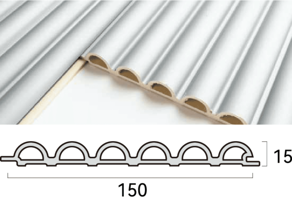 150 Round Fluted Panel – The Future Wall