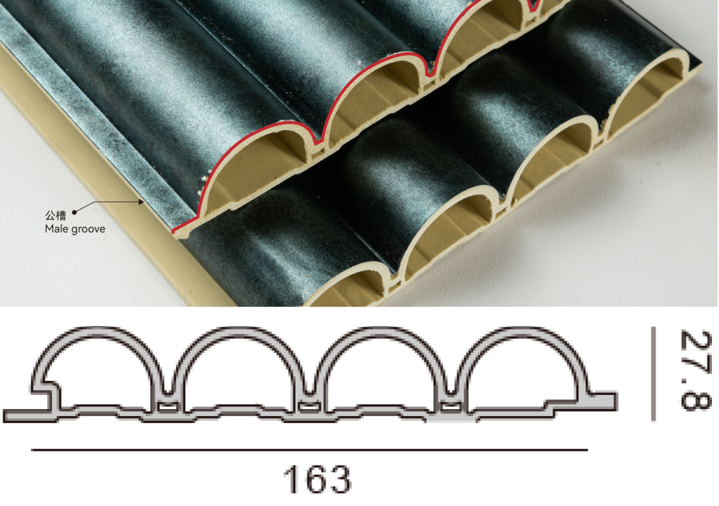 163 Round Fluted Panel – The Future Wall